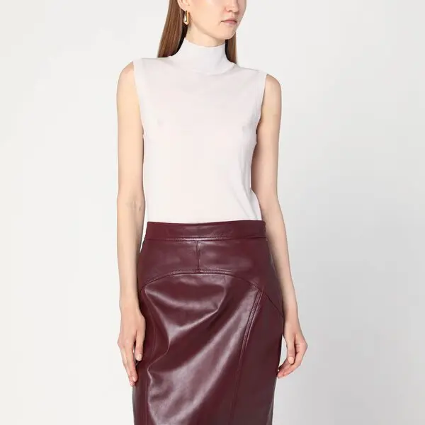 Max Mara Virgin Wool Turtleneck Vest