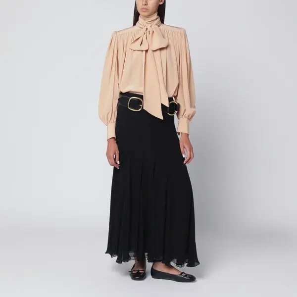 Chloé Silk Muslin Maxi Skirt