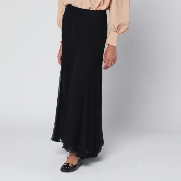 Chloé Silk Muslin Maxi Skirt