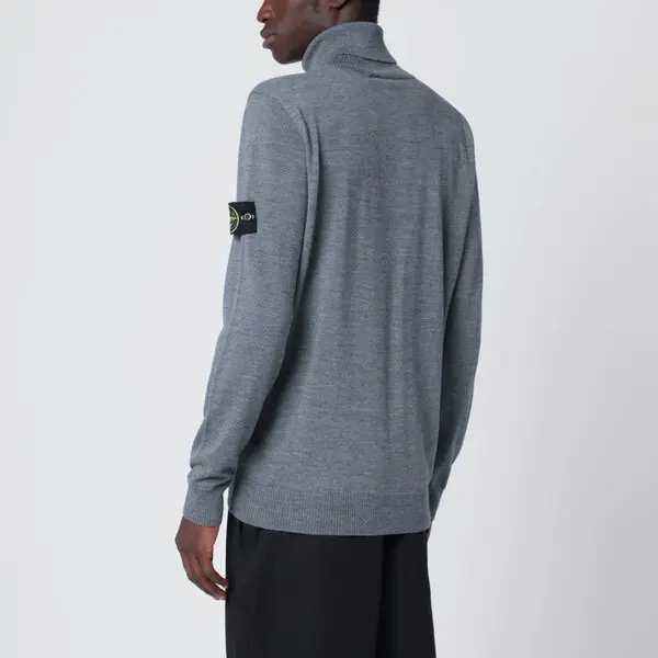 Stone Island Wool Turtleneck Sweater