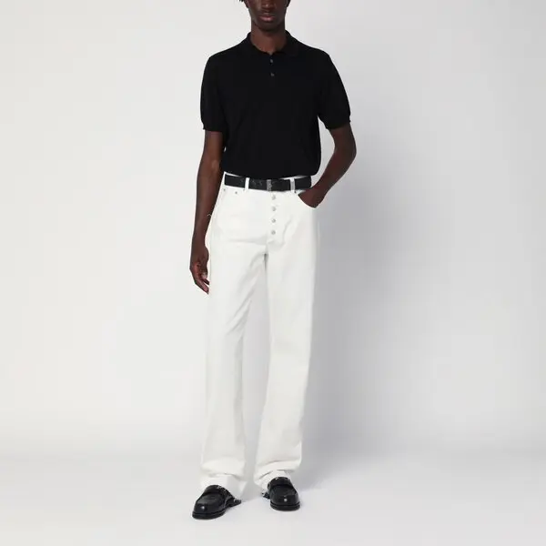 Alexander McQueen Cotton Denim Trousers
