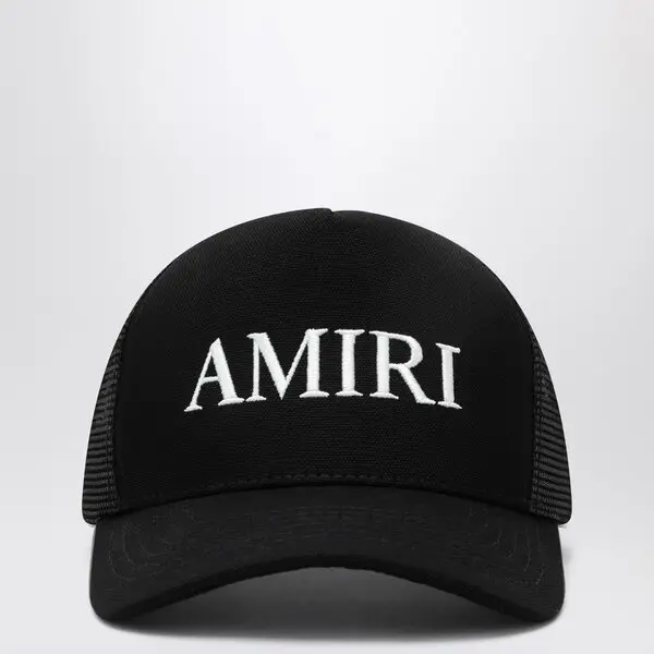 Amiri Baseball Cap With Logo - Black