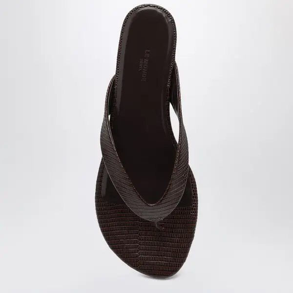 Le Monde Beryl Leather Flip-flops