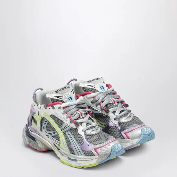 Balenciaga Runner Low Top Sneakers - Multicolor