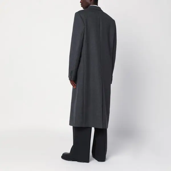 Dries Van Noten Double-breasted Virgin Wool Coat
