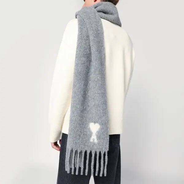 Ami De Coeur Scarf - Grey