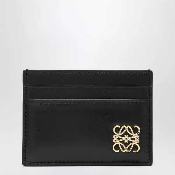 Loewe Anagram Puffer Card Holder - Black