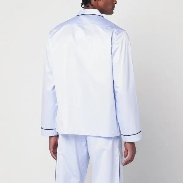 TEKLA Pyjama Shirt - Light Blue