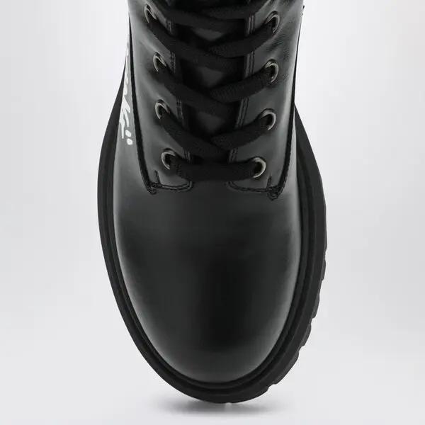 Off-White For Walking" Combat Boots