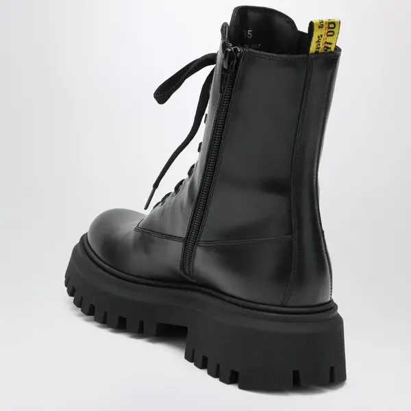 Off-White For Walking" Combat Boots
