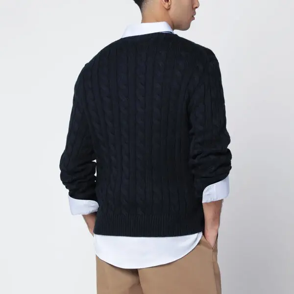 Polo Ralph Lauren Cable-knit Cotton Sweater - Blue