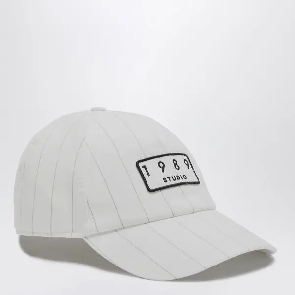 1989 STUDIO Striped Baseball Cap