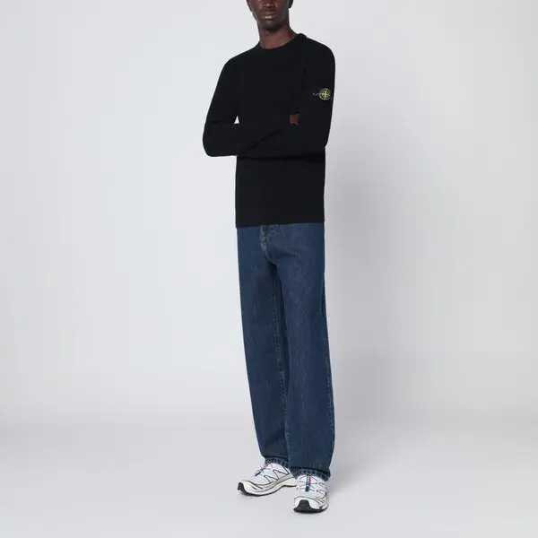 Stone Island Ribbed Crew Neck Sweater