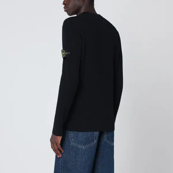 Stone Island Ribbed Crew Neck Sweater