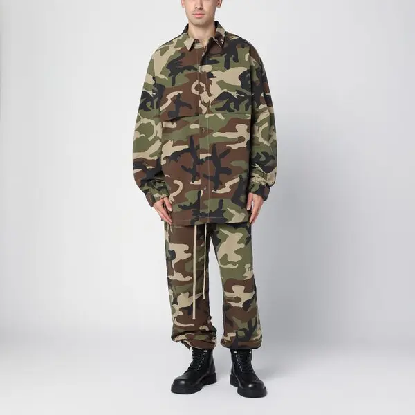 Fear Of God Camouflage Shirt Jacket - Green