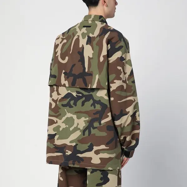 Fear Of God Camouflage Shirt Jacket - Green