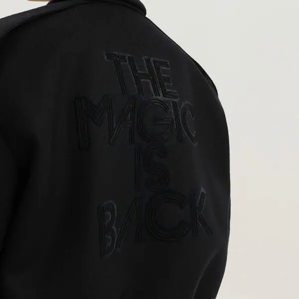 1989 STUDIO Wool Bomber Jacket - Blue