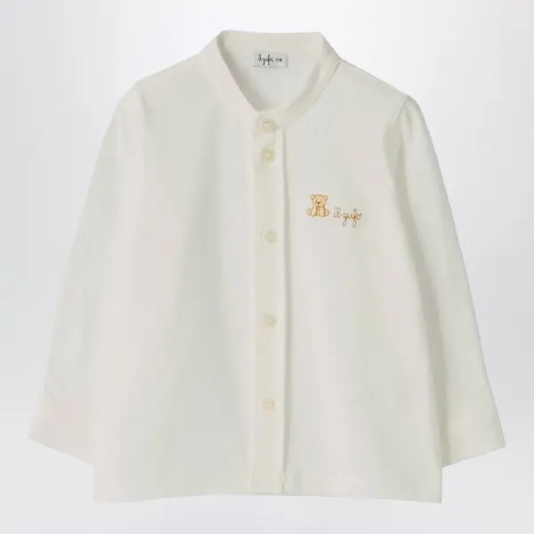 IL GUFO Shirt With Bear Embroidery