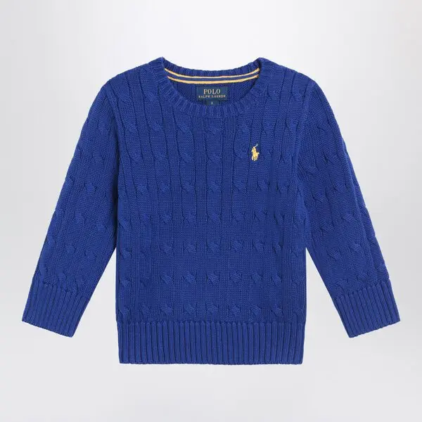 Polo Ralph Lauren Cable-knit Crewneck Sweater - Blue