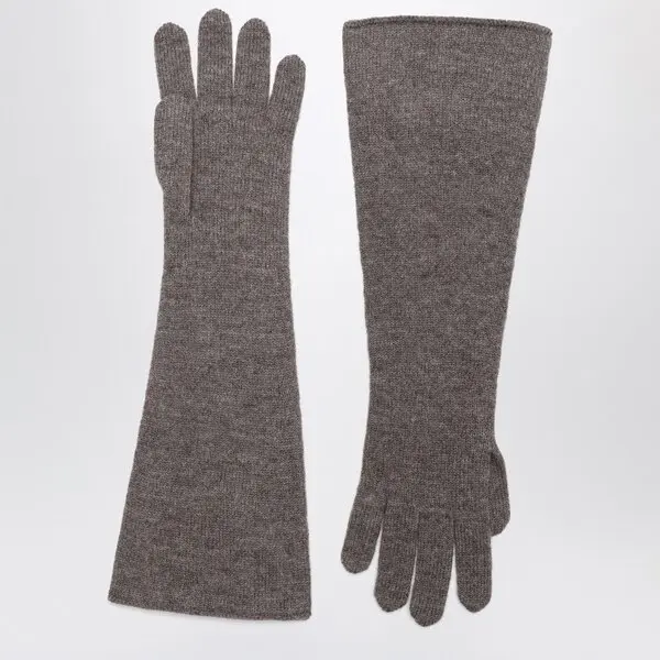 DARKPARK Long Cashmere Gloves - Brown