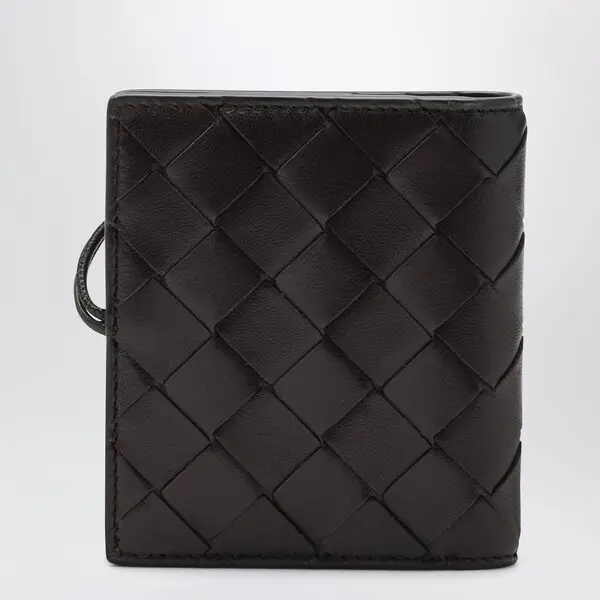 Bottega Veneta Andiamo Cardholder With Flap In Fondant Colour - Brown