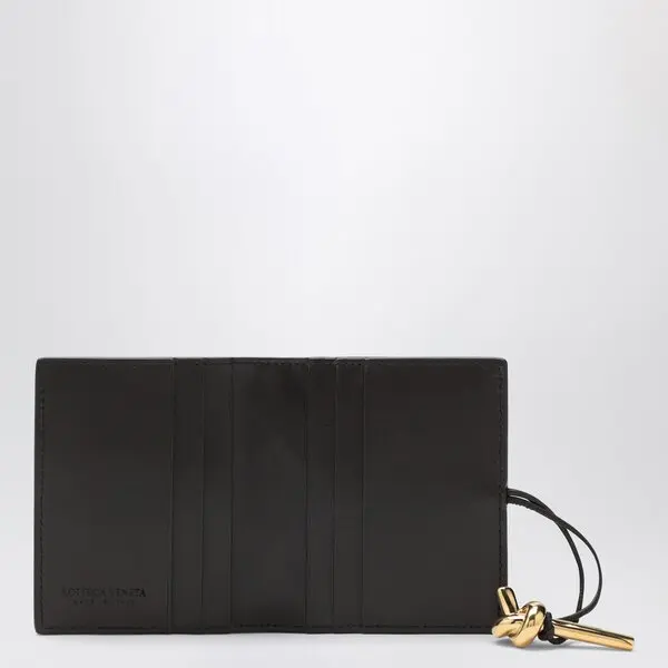 Bottega Veneta Andiamo Cardholder With Flap In Fondant Colour - Brown