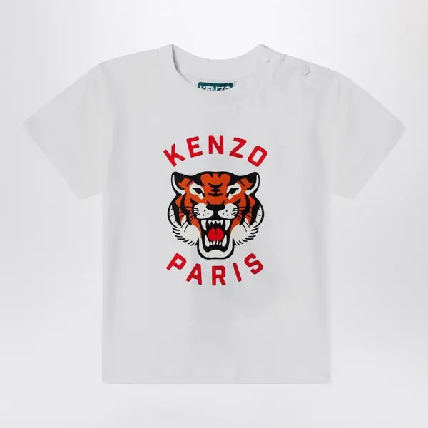 Kenzo T-shirt With Printed Logo - White