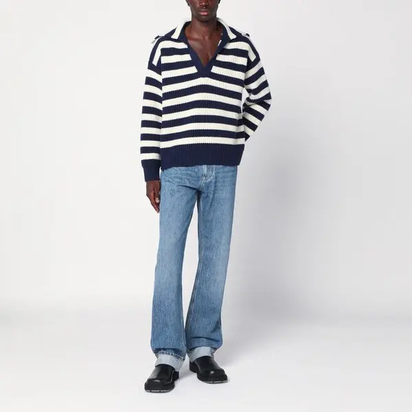 Bottega Veneta Striped Wool-blend Sweater