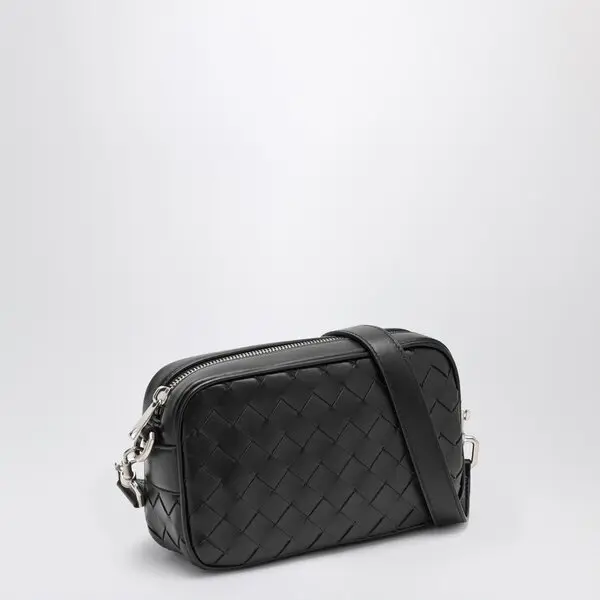 Bottega Veneta Camera Bag Intrecciato Mini Bag - Black