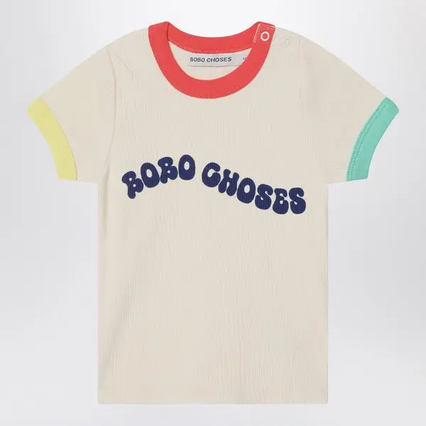 BOBO CHOSES Wavy T-shirt - Pink