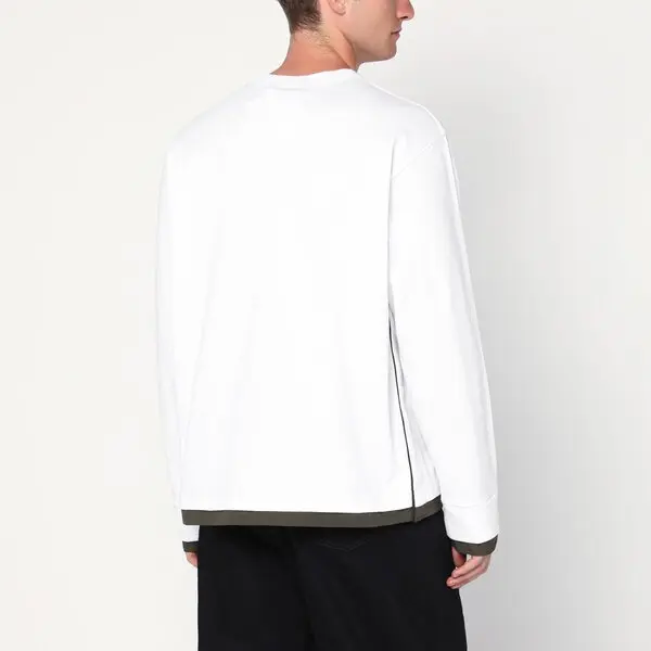 Sacai Cotton Crew Neck Shirt