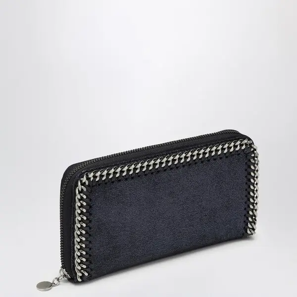 Stella McCartney Falabella Ink Zip-around Wallet - Blue