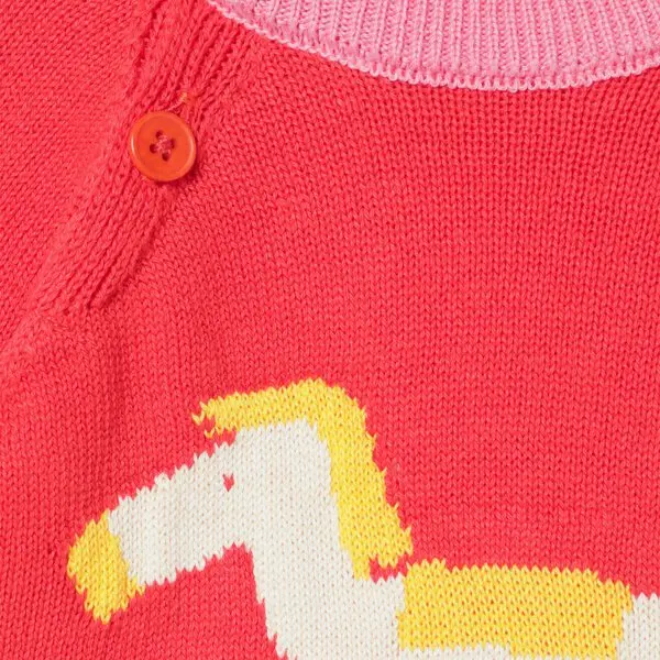 BOBO CHOSES Cotton Rocking Horse Sweater