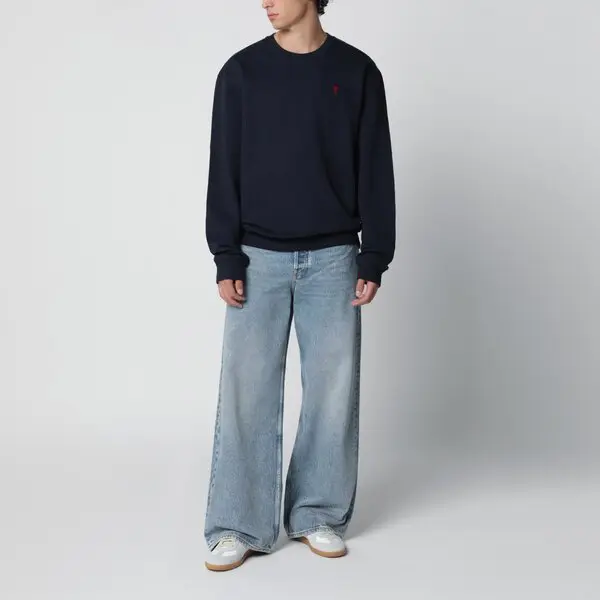 AMI Paris De Coeur Sweatshirt - Blue