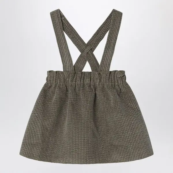 TEDDY & MINOU Ribbed Overall With Crossed Straps