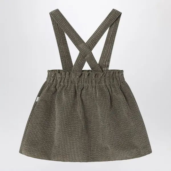TEDDY & MINOU Ribbed Overall With Crossed Straps