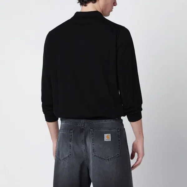 DRUMOHR Cotton Polo - Black