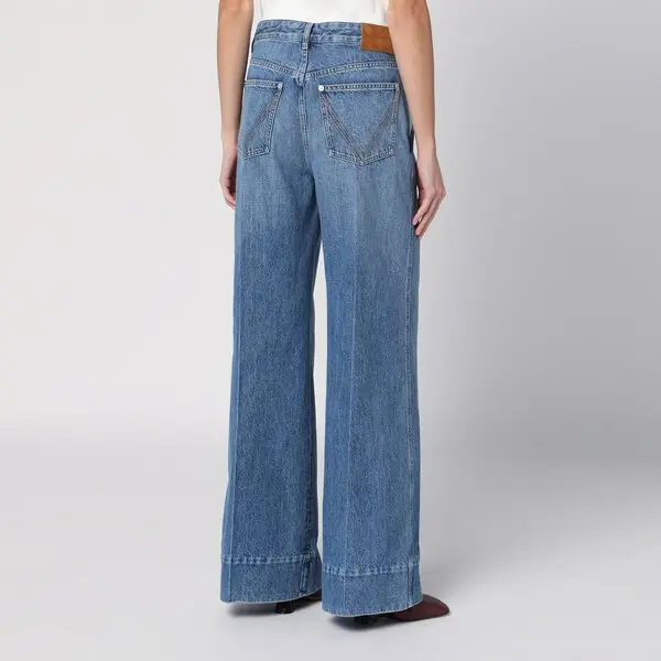 Bottega Veneta Mid Palazzo Jeans - Blue