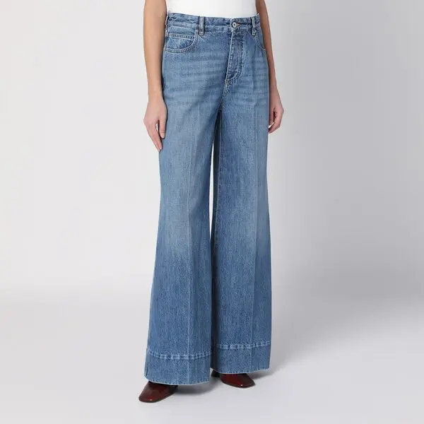Bottega Veneta Mid Palazzo Jeans - Blue