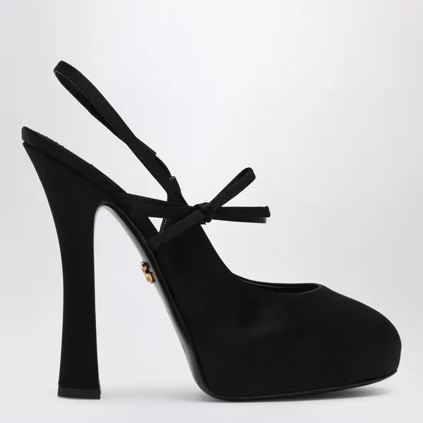 Dolce & Gabbana High Heel Satin Slingback
