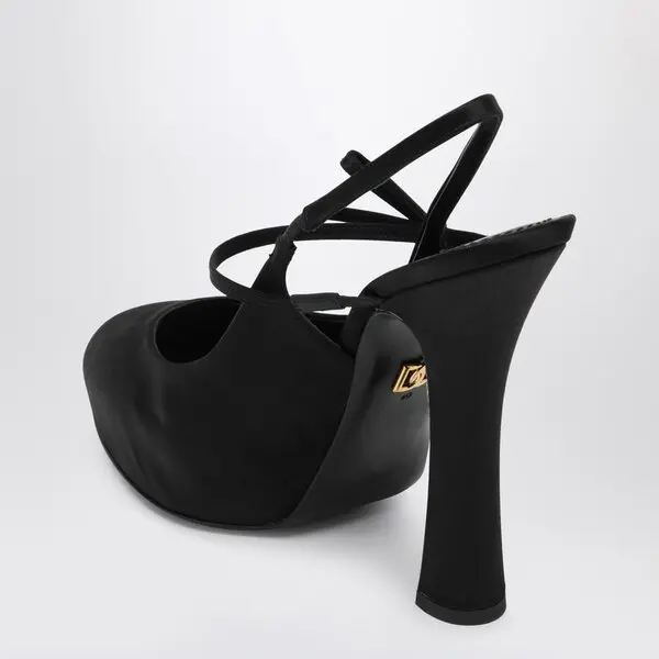 Dolce & Gabbana High Heel Satin Slingback