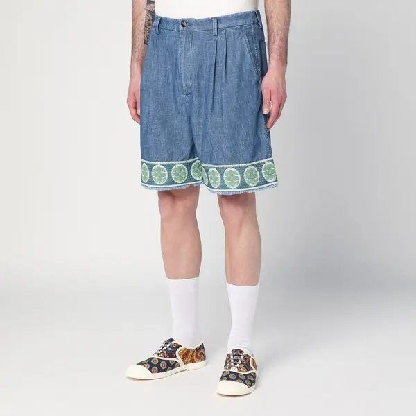 Valentino Garavani Jacquard Bottom Bermuda Shorts