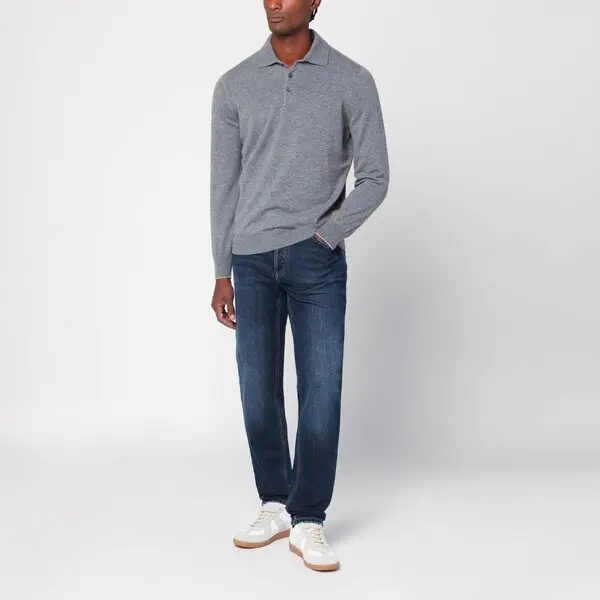 Brunello Cucinelli Washed Cotton Denim Jeans