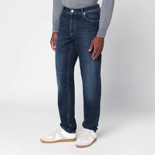 Brunello Cucinelli Washed Cotton Denim Jeans