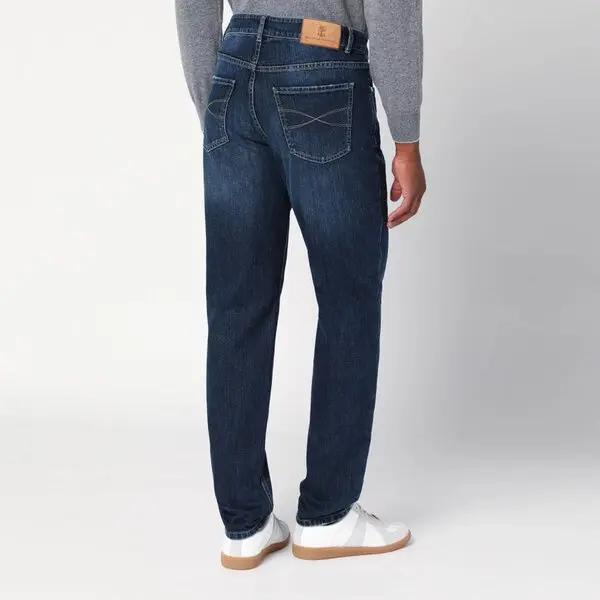 Brunello Cucinelli Washed Cotton Denim Jeans
