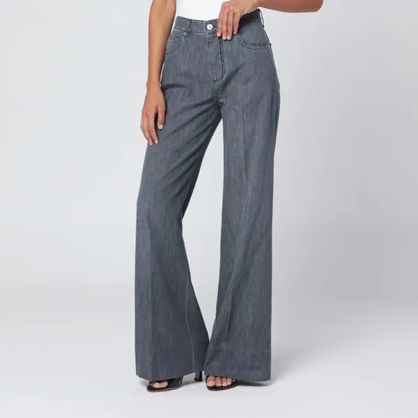Bottega Veneta Faded Wide-leg Palazzo Jeans