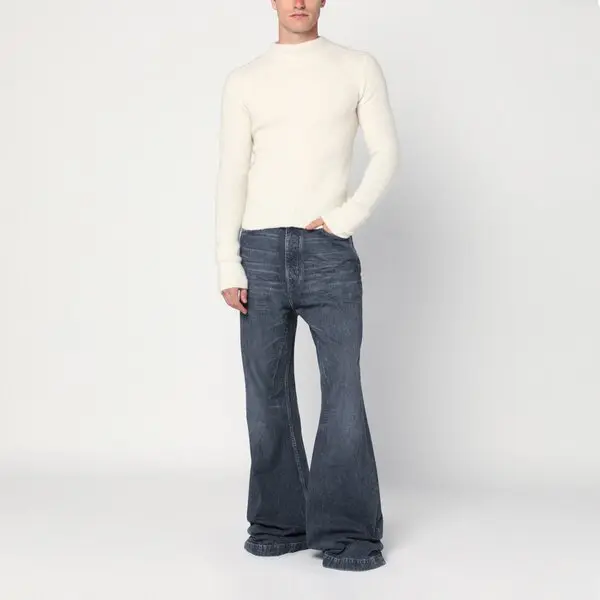 Rick Owens Washed Flared Jeans