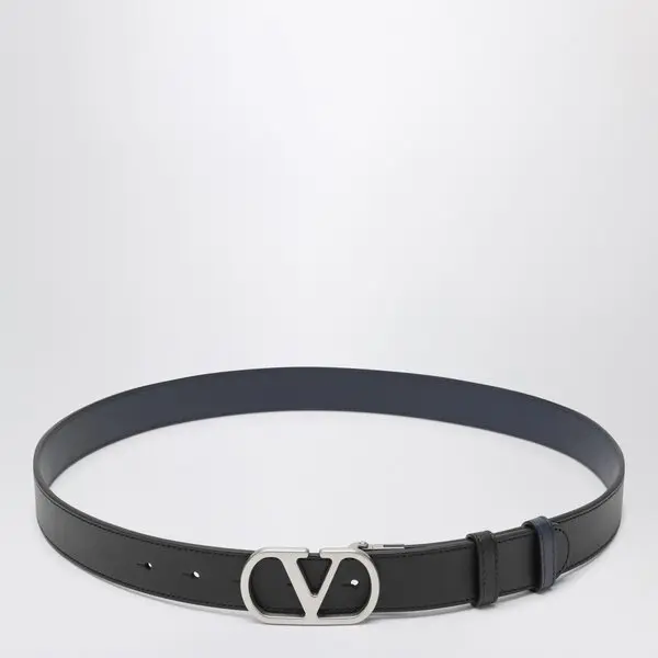 Valentino Garavani Reversible Vlogo Signature Belt - Black