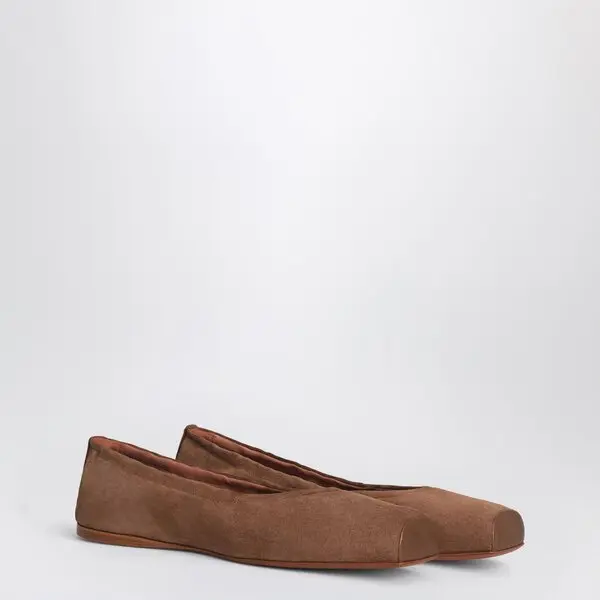 Alaïa Two-tone Ballerina - Brown