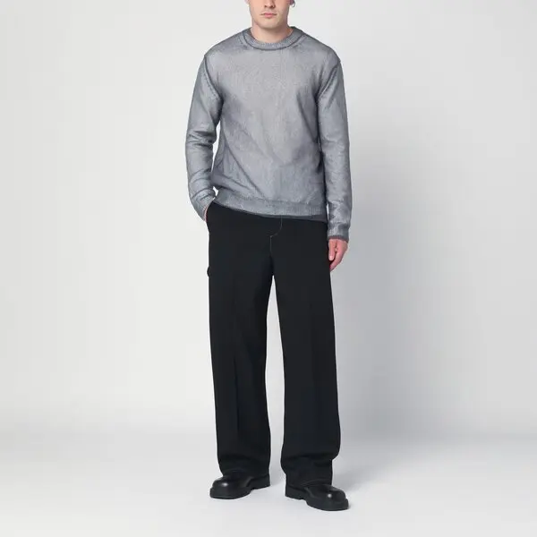 JIL SANDER Jumper With Layered Design - Grey